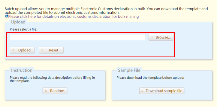 A notification message with a batch number will be shown after ...